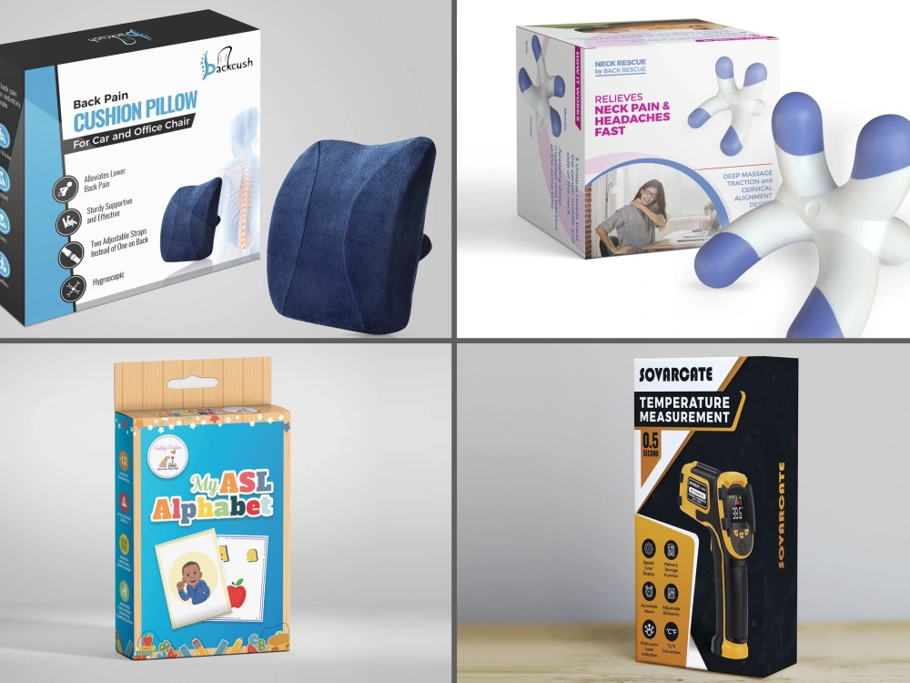 A creative packaging box and label design | Upwork