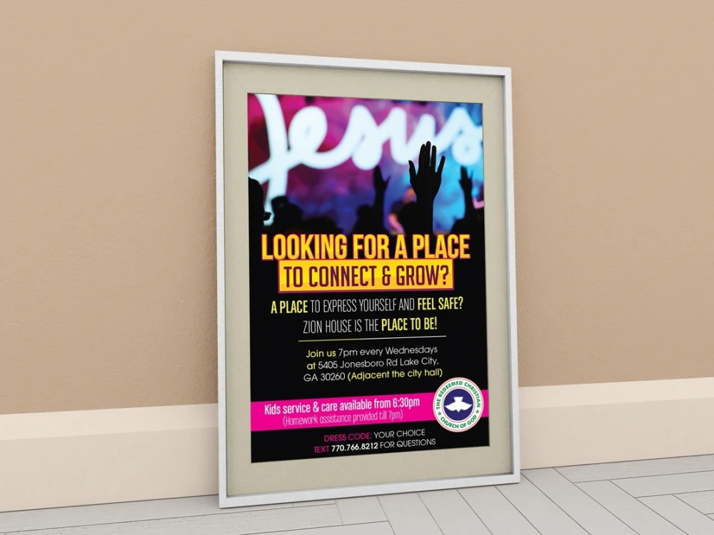 Exquisite, modern CHURCH FLYER or event FLYER | Upwork