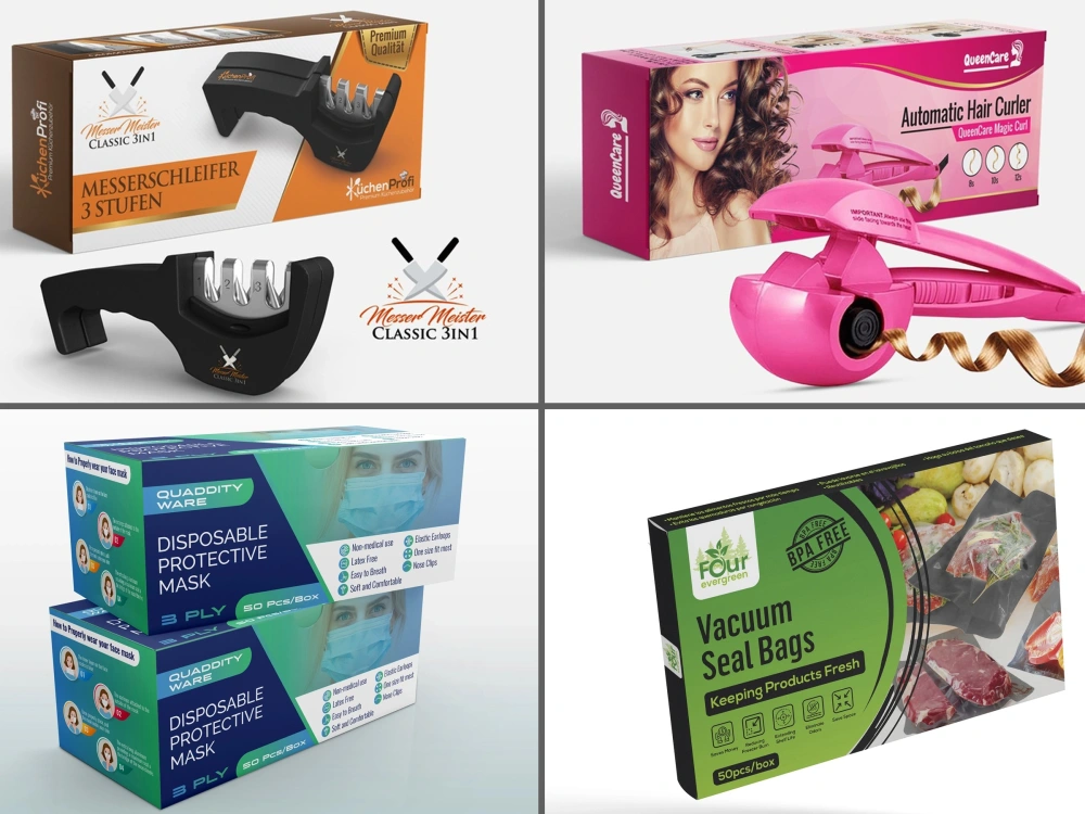 A creative packaging box and label design | Upwork