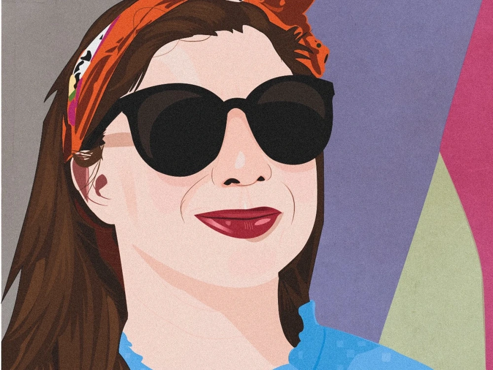 A 2D illustrated vector portrait | Upwork