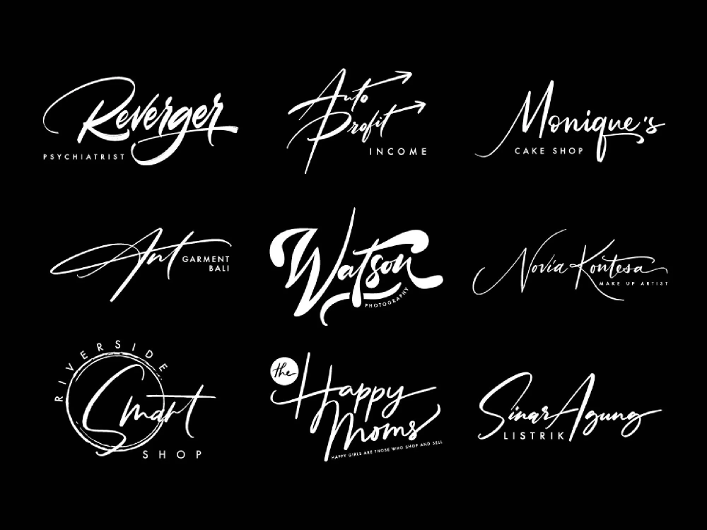 A signature logo calligraphy handwritten | Upwork