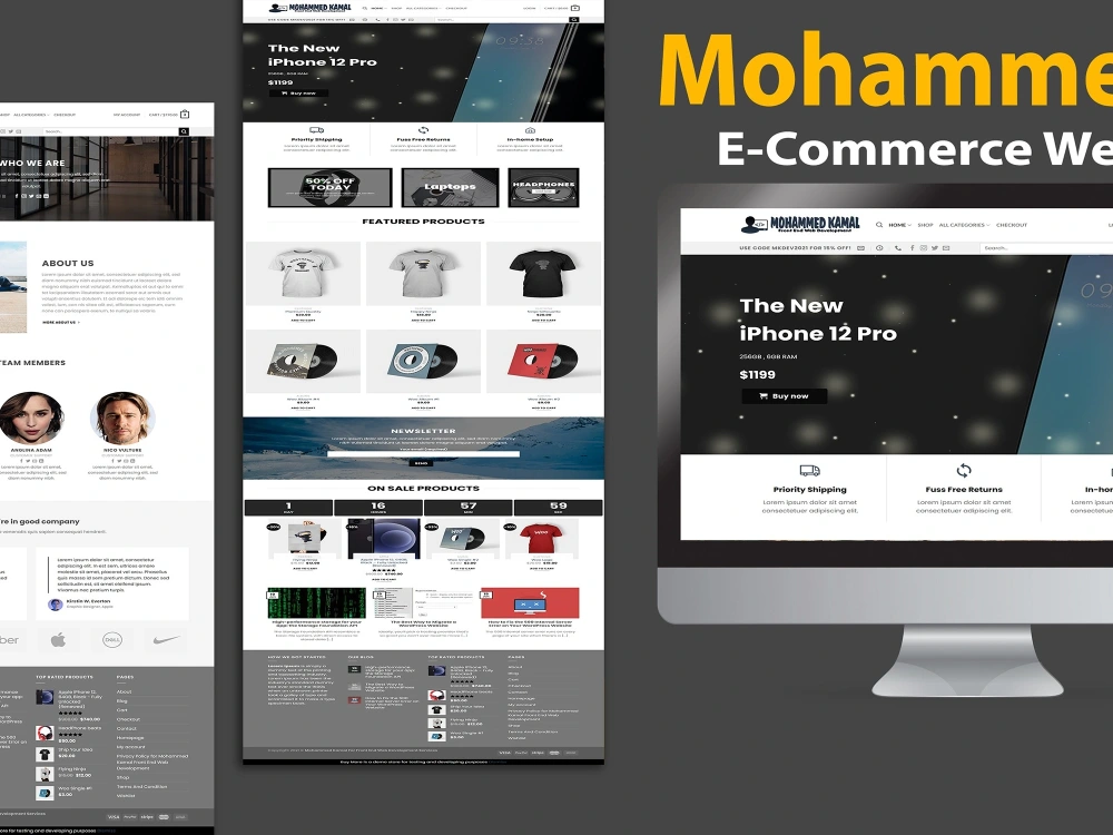 A Responsive WordPress Woocommerce/E-commerce Website | Upwork