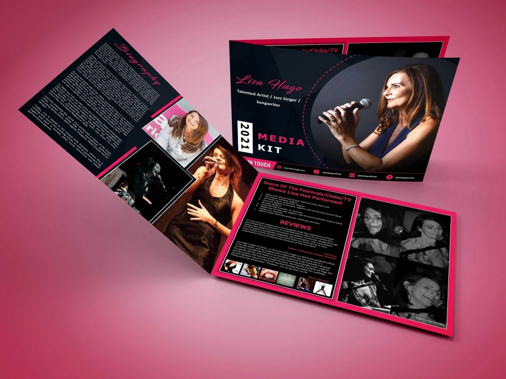 Professional one sheet, media kit, press kit, epk | Upwork