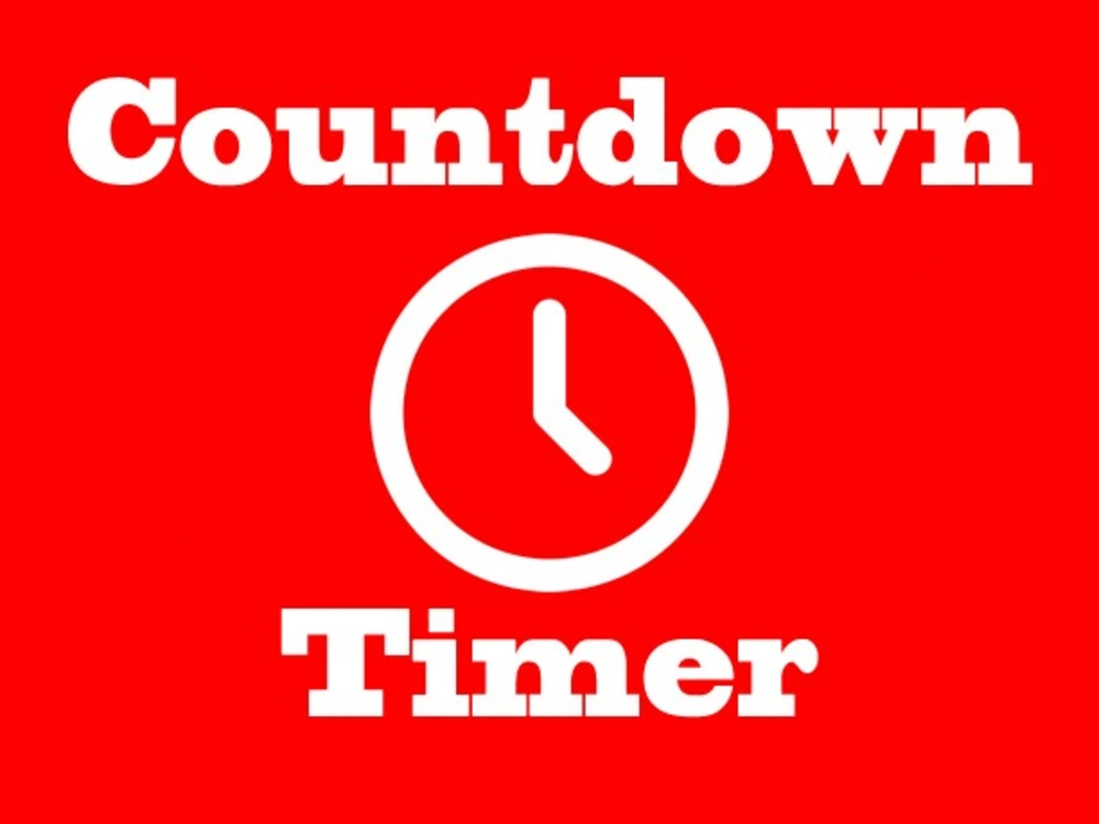 A countdown timer editor software | Upwork
