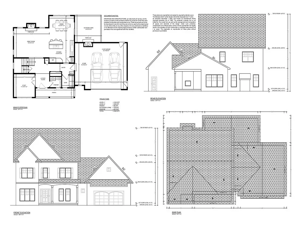 AutoCAD Permit Drawings for Floor Plan, Elevation, MEP drawings | Upwork