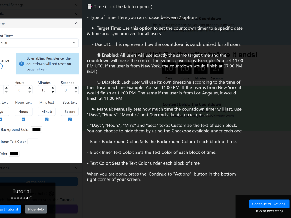 A countdown timer editor software | Upwork