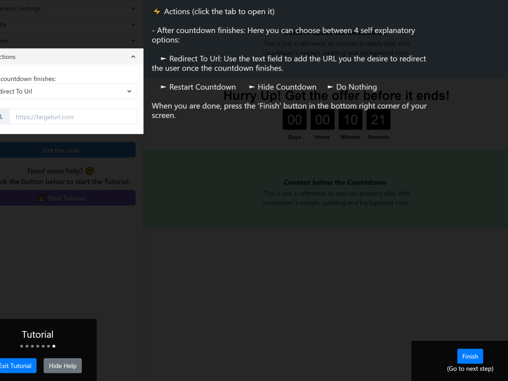A countdown timer editor software | Upwork