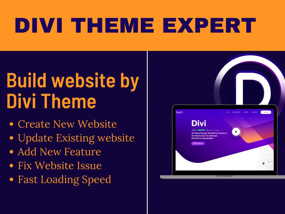 A professional WordPress website design by Divi Theme Expert | Upwork