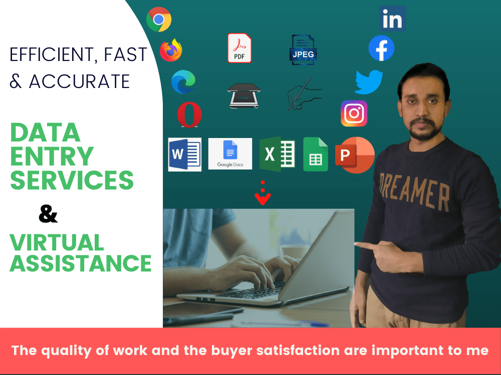 Efficient, Fast & Accurate Data Entry Services / Virtual Assistance ...