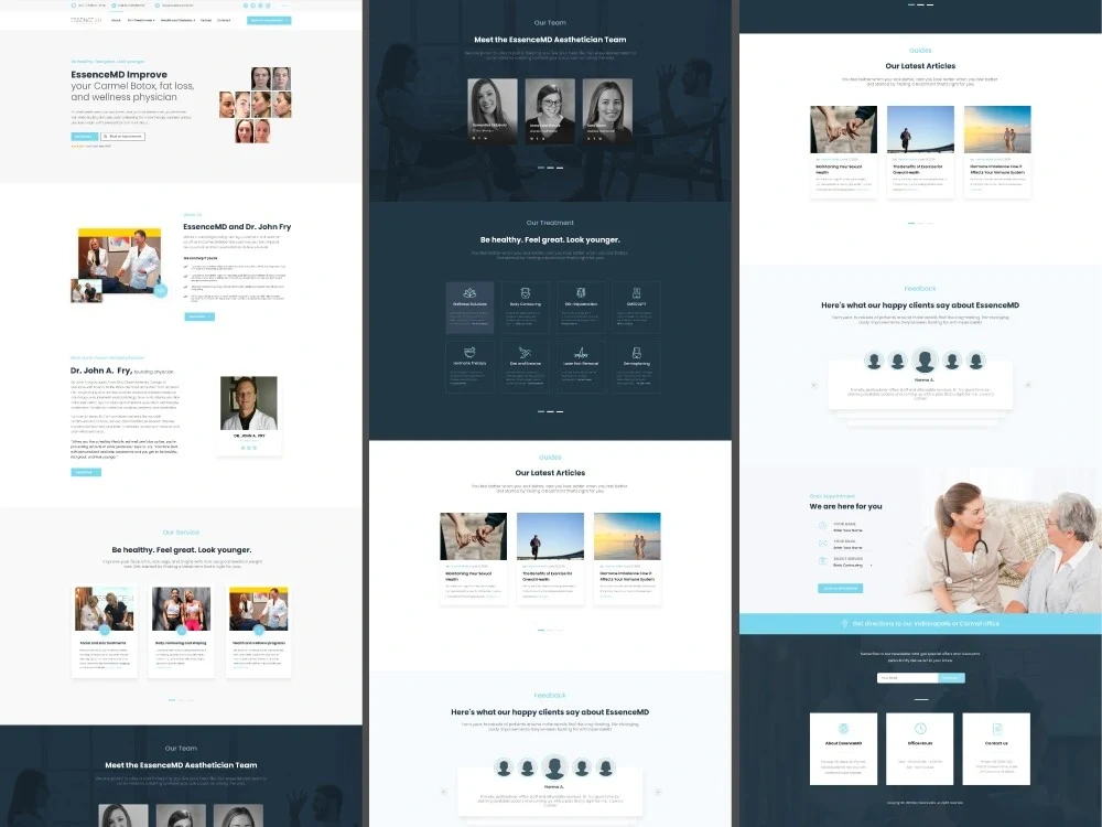 Modern website mockup design | Upwork
