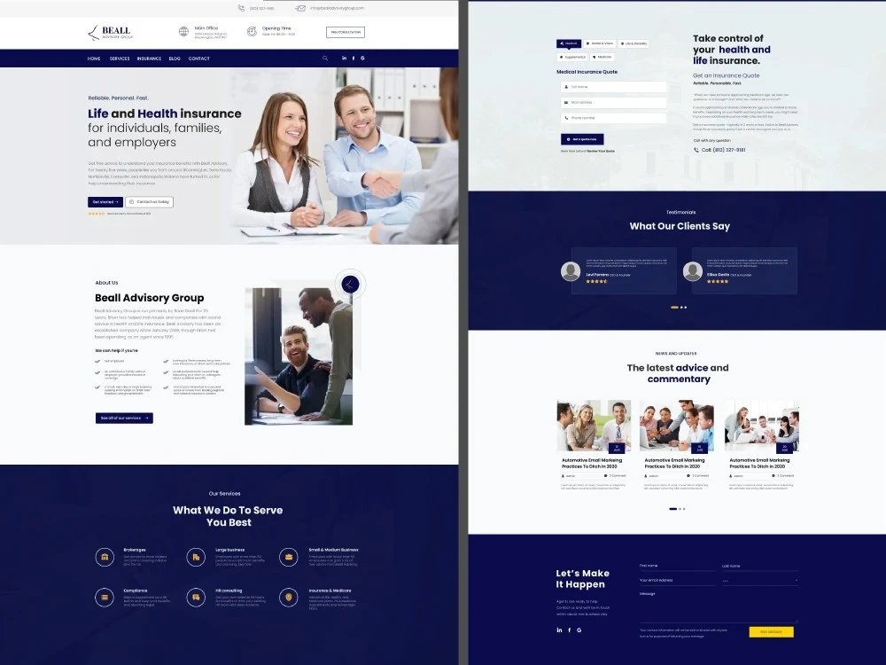 Modern website mockup design | Upwork