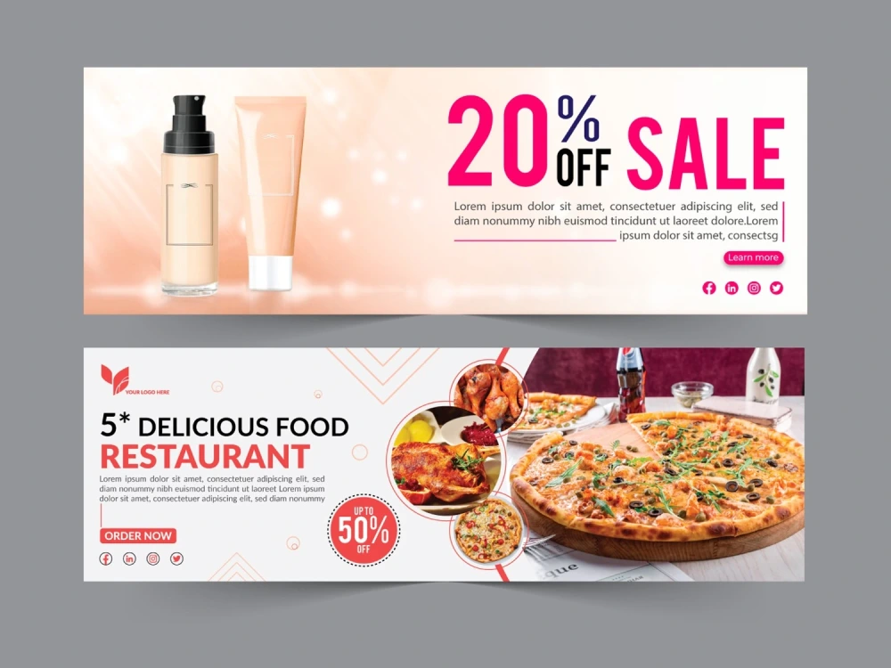 Fantastic web banner ads & google ad design for your website | Upwork