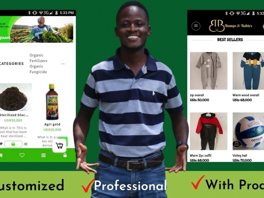 Professional eCommerce Store with great product pages & Social media ...