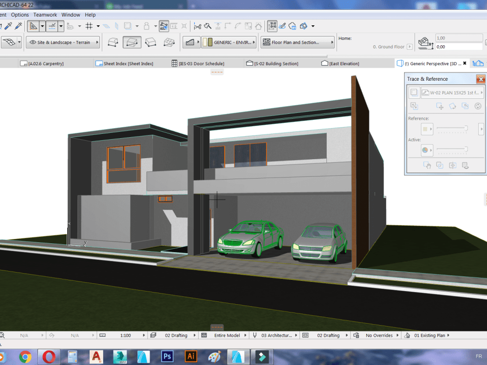 House 15mx25m Archicad Model | Upwork