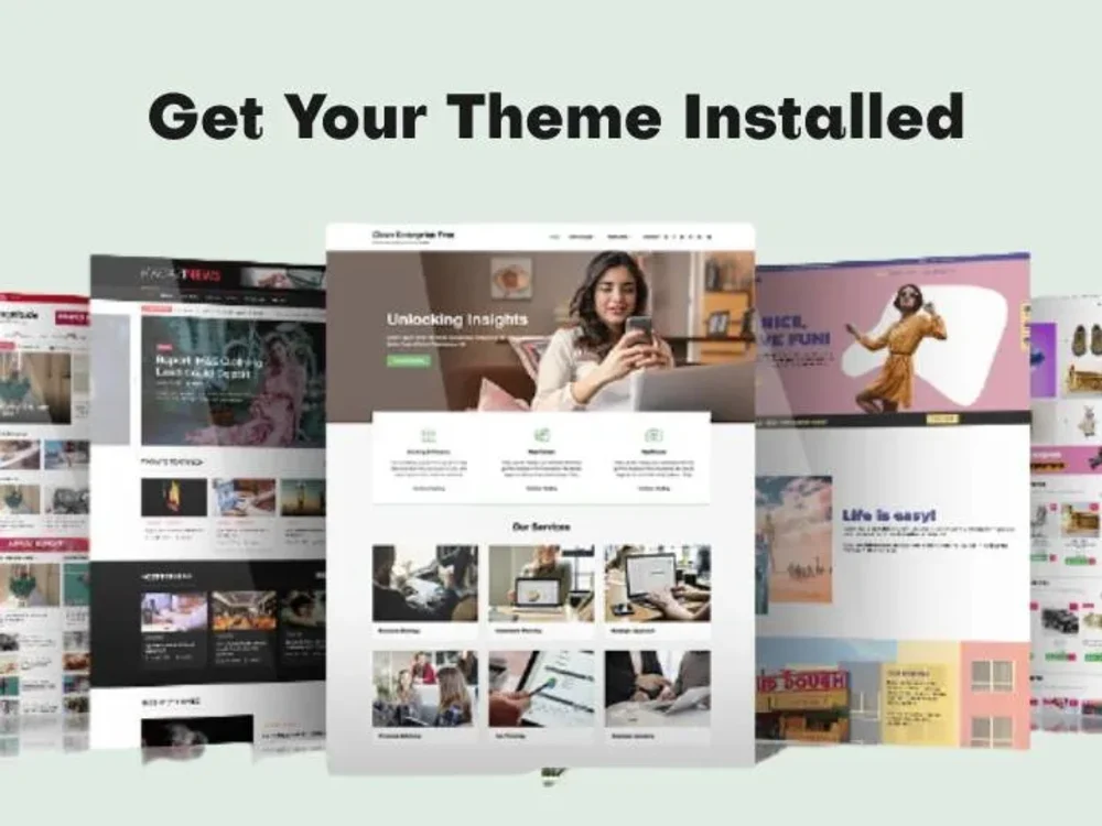 Wordpress Installation With Theme Setup Upwork