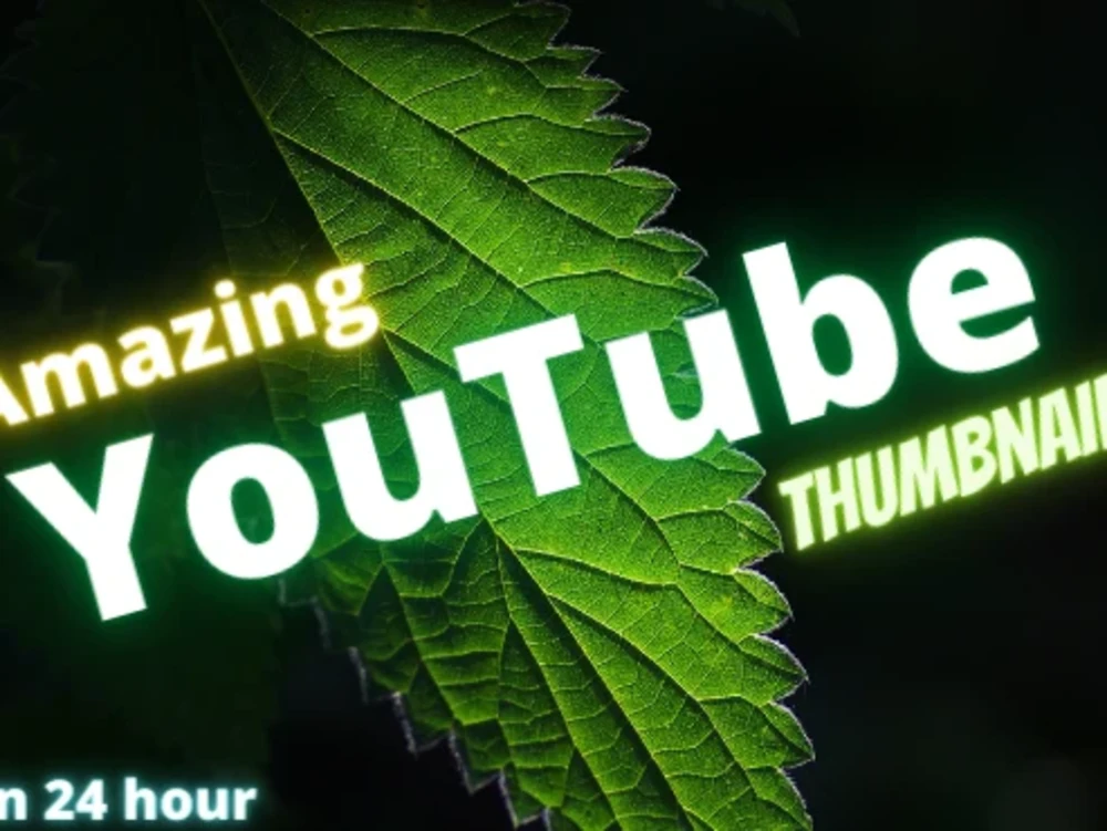 A high resolution thumbnails for your YouTube channel . | Upwork