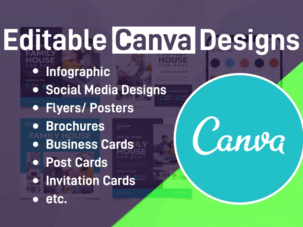 An amazing infographic or any editable canva design | Upwork