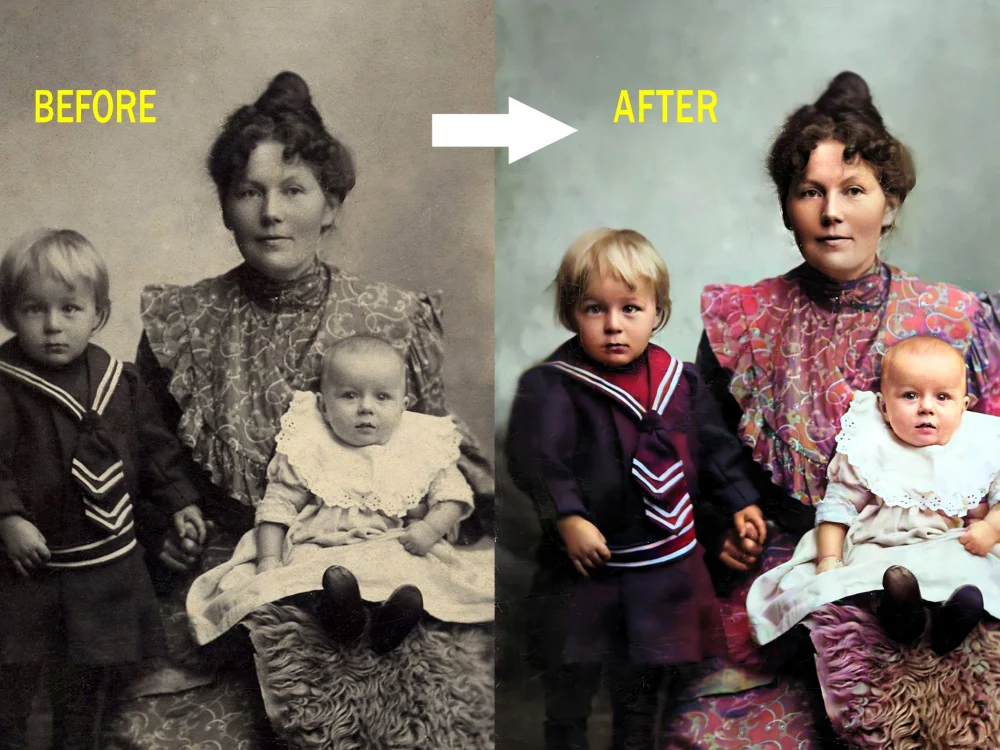 Photo Restoration colour Correction from your old Photos | Upwork