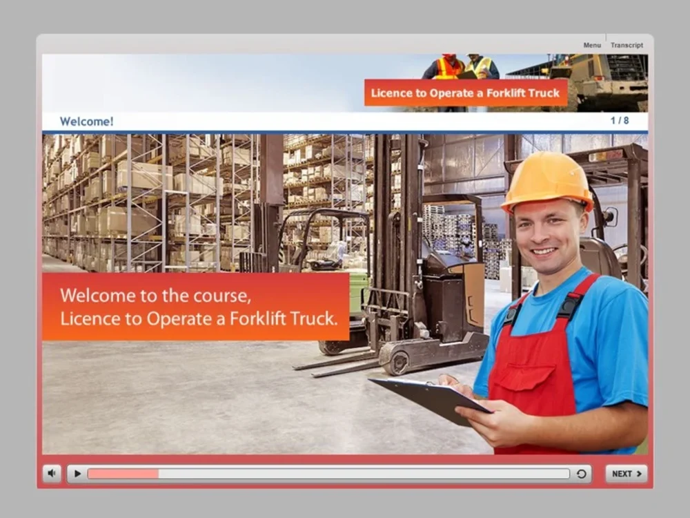 An interactive elearning module and quiz. | Upwork