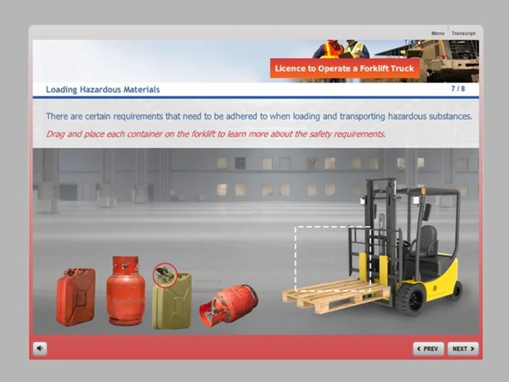 An interactive elearning module and quiz. | Upwork