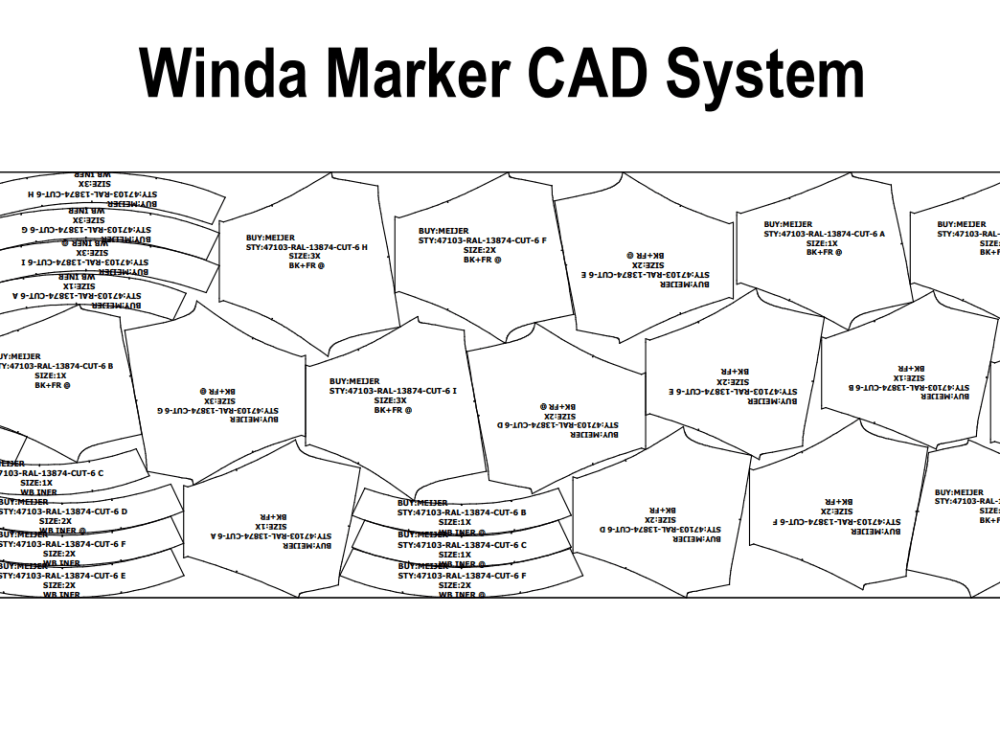 Garments sewing pattern /DXF & PDF file | Upwork