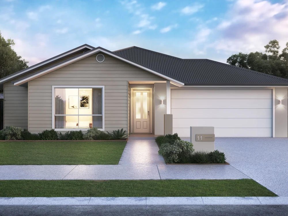 Stunning single storey external Building Rendering image | Upwork
