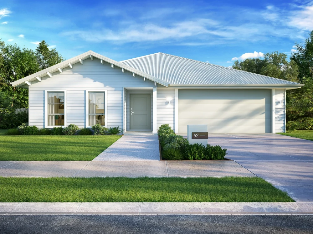Stunning single storey external Building Rendering image | Upwork