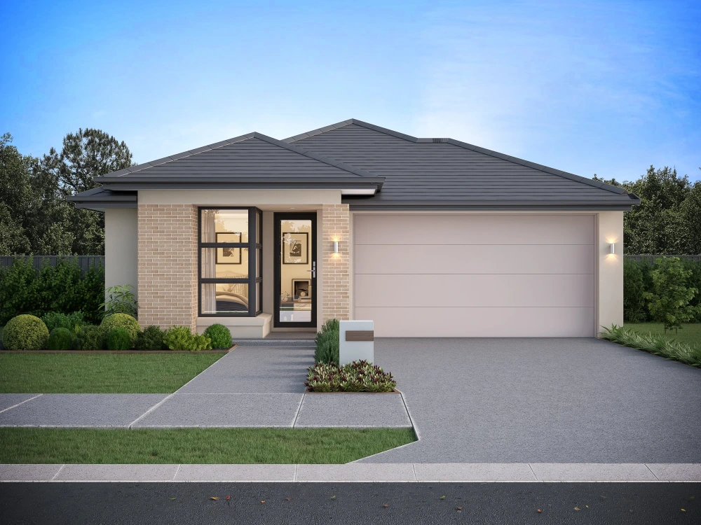 Stunning single storey external Building Rendering image | Upwork