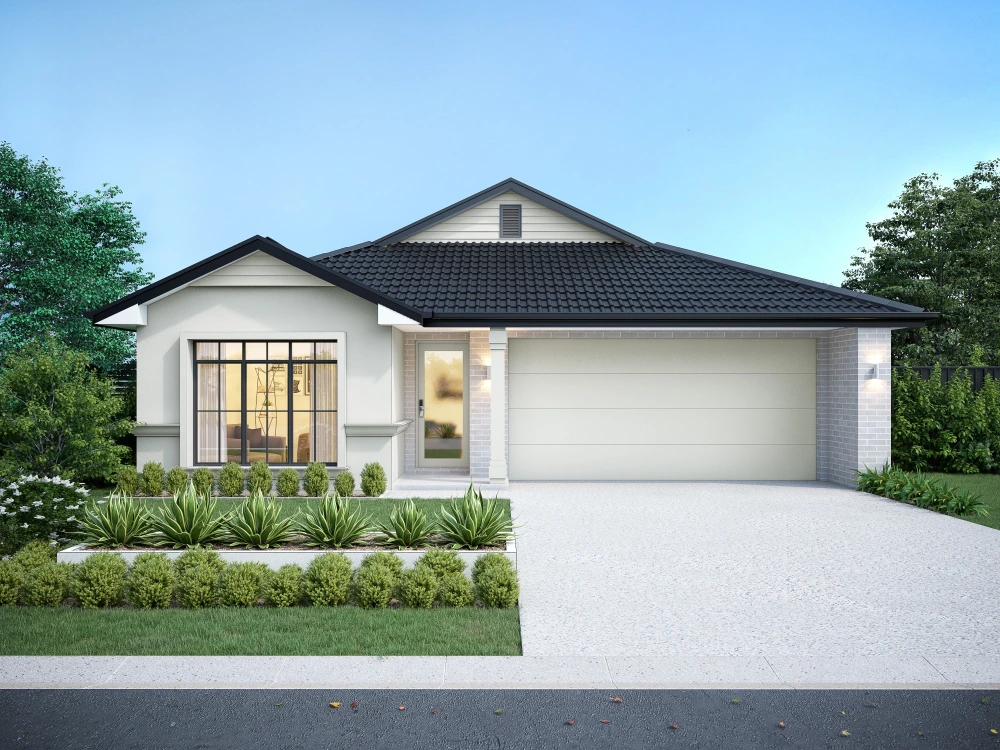 Stunning single storey external Building Rendering image | Upwork