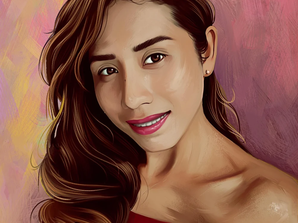 A printable file of a beautiful portrait. | Upwork