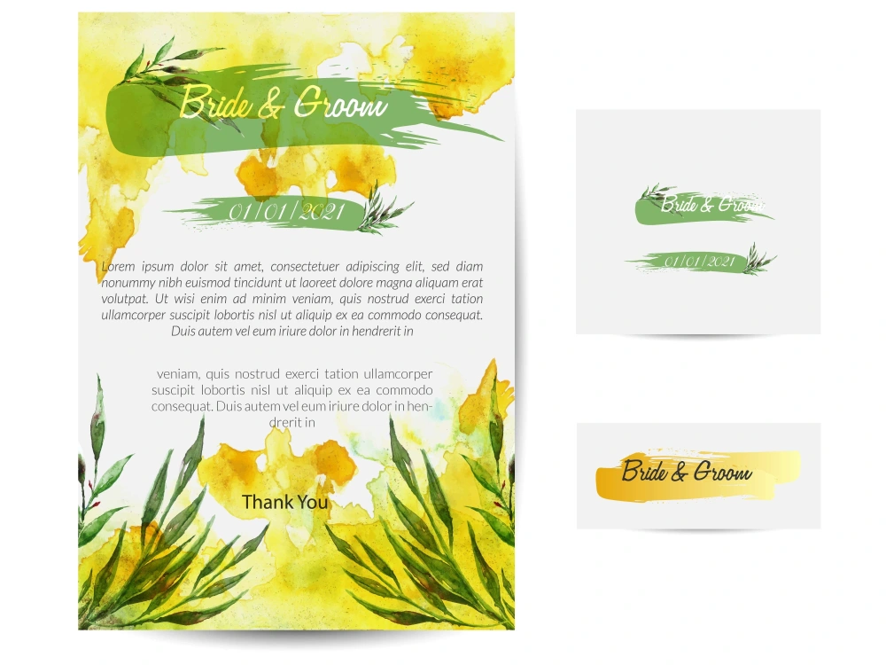 A Colorful Watercolor invitation card. | Upwork