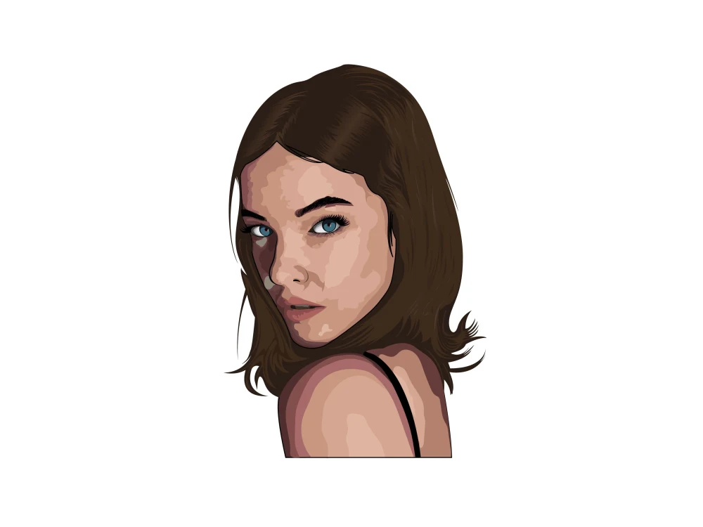 An amazing realistic vector portrait of your face | Upwork