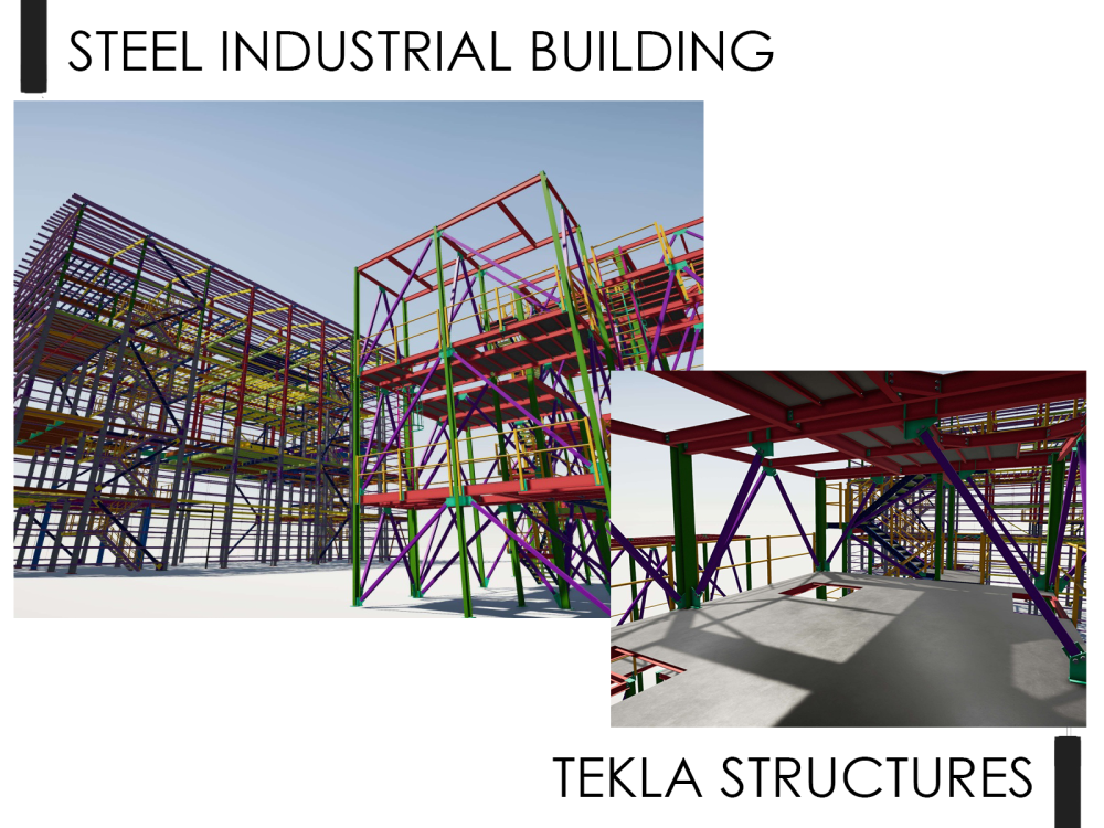 A great 3D Steel Structure Model with/without highly detailed Shop ...