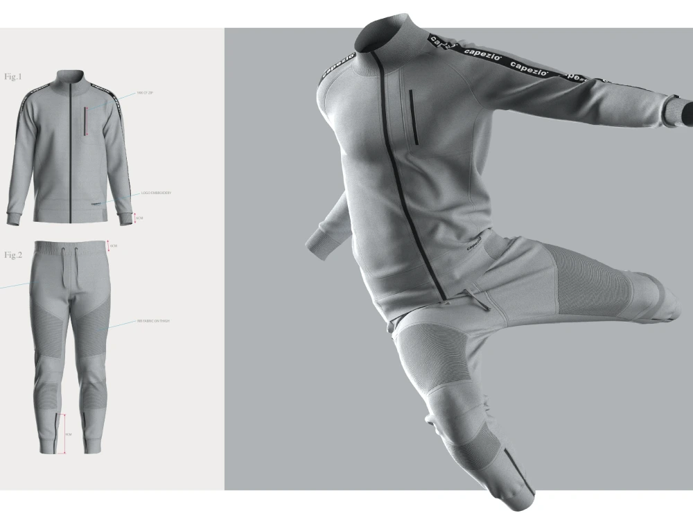 5 complete tech packs with 3D garments | Upwork