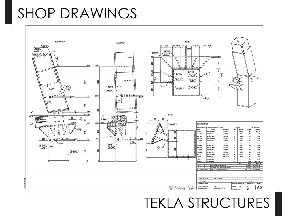 A great 3D Steel Structure Model with/without highly detailed Shop ...