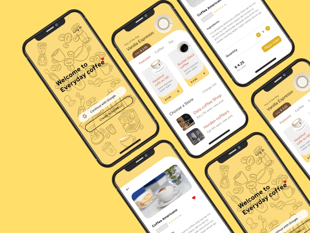 Amazing and impressive Mobile app UI design | Upwork