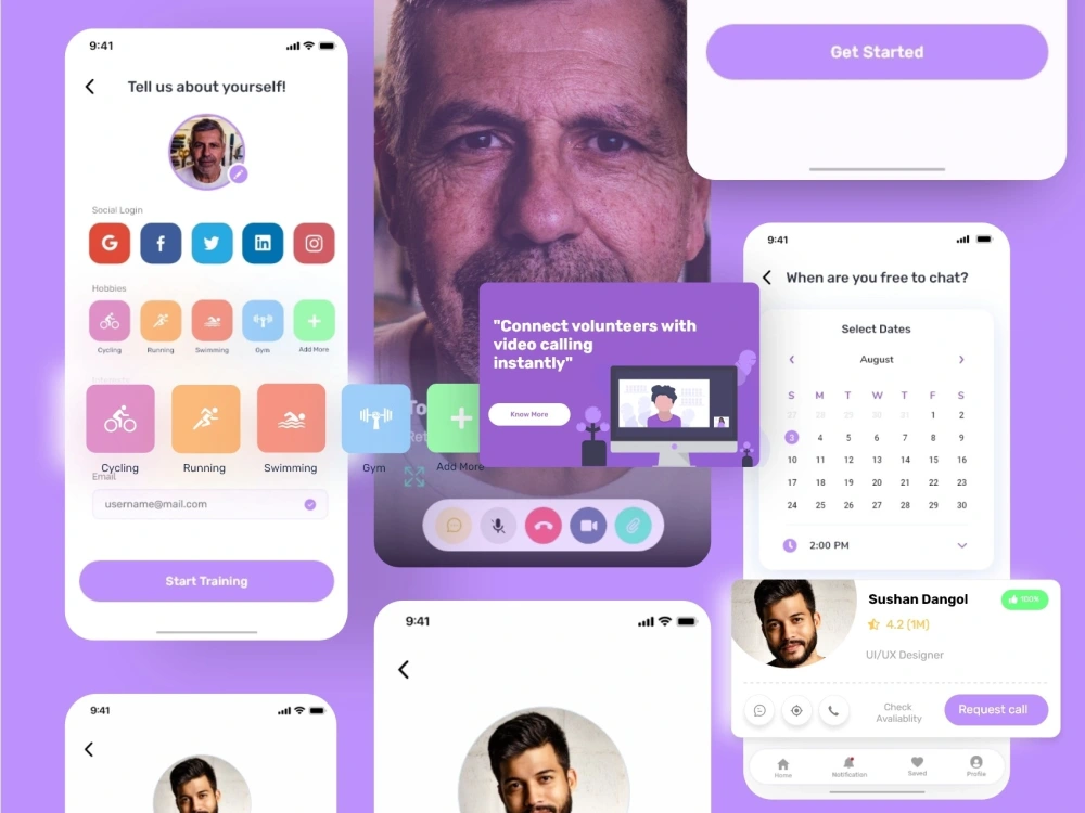 Modern UI/UX designs for your websites and mobile apps | Upwork