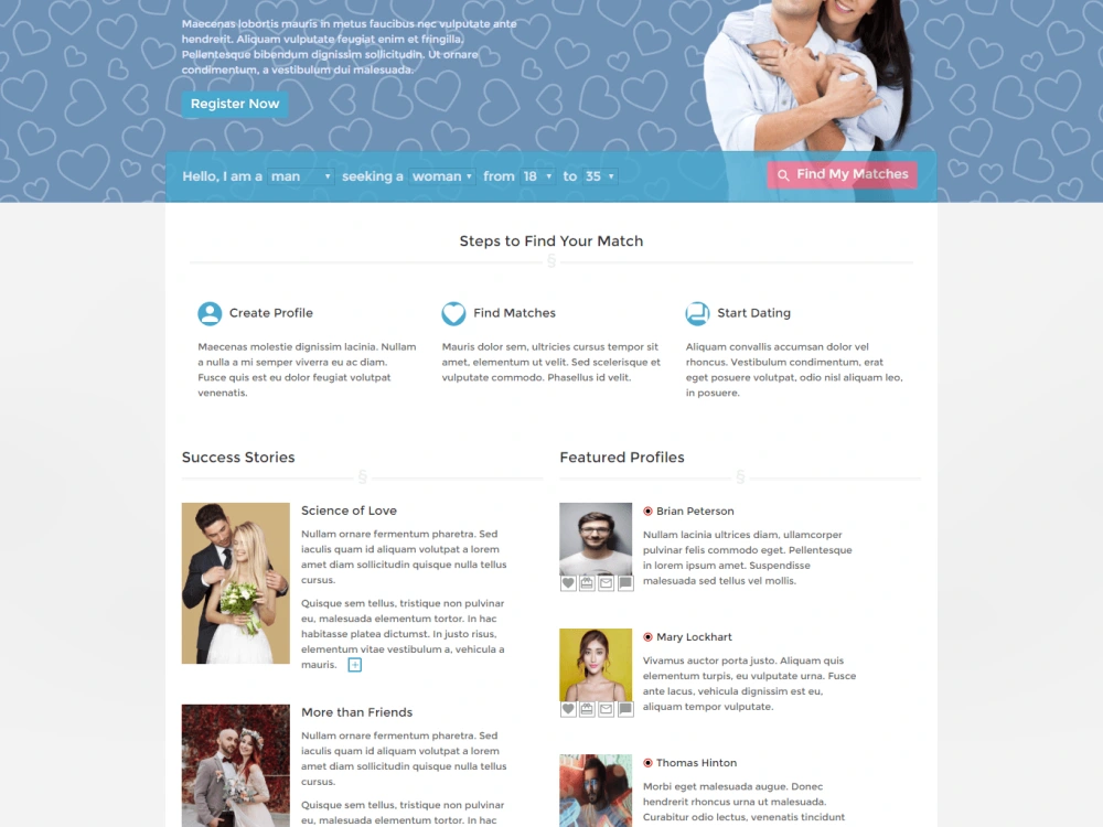 A professional and responsive HTML/CSS website | Upwork