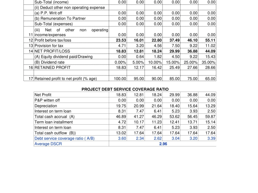 CMA Report for Working Capital Requirement | Upwork