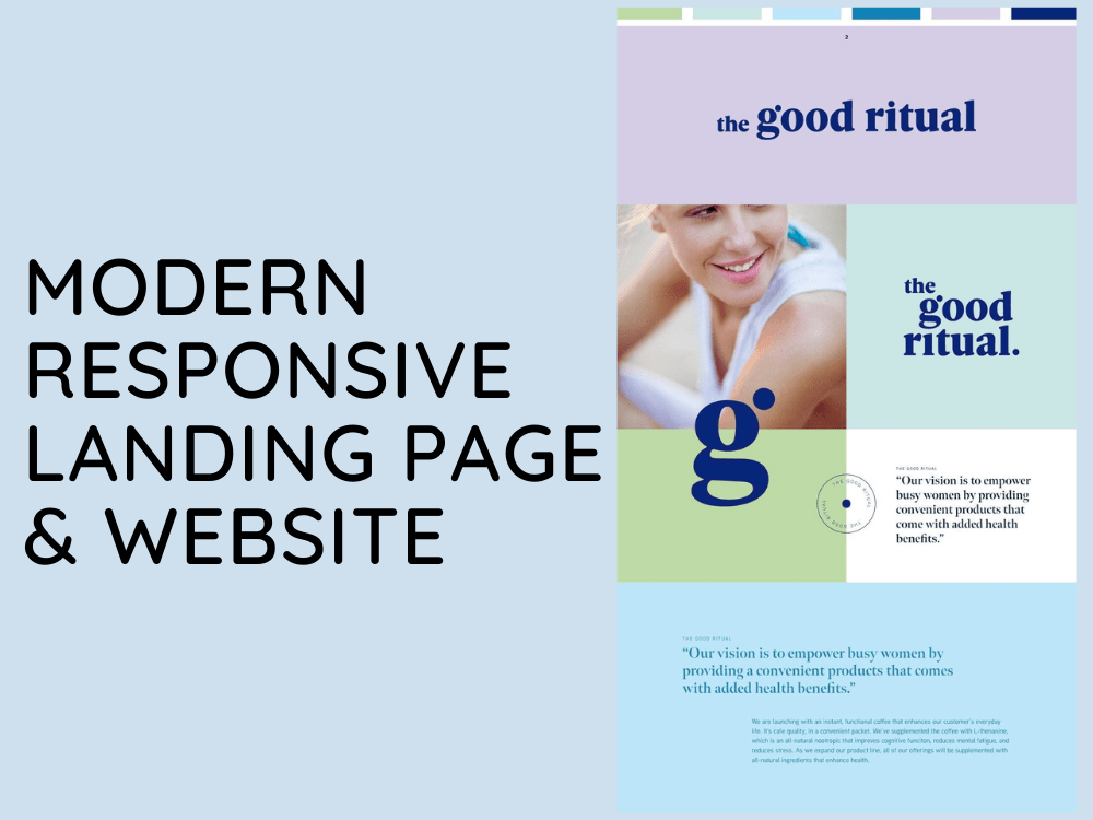 Wordpress landing page, shopify landing page and mailchimp landing page | Upwork