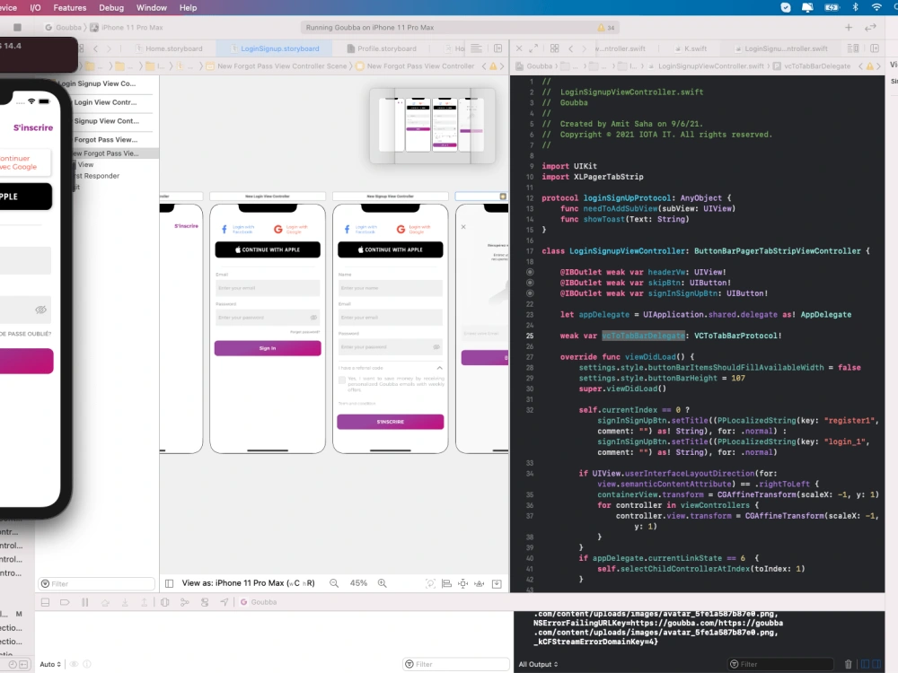 A complete functional iOS Application developed using Swift 5 and UIKit. | Upwork