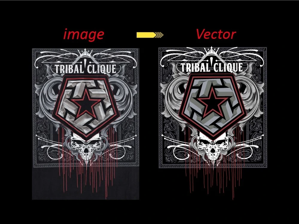 Vectorize, image to vector, Redrow logo, vector trace, raster to vector ...