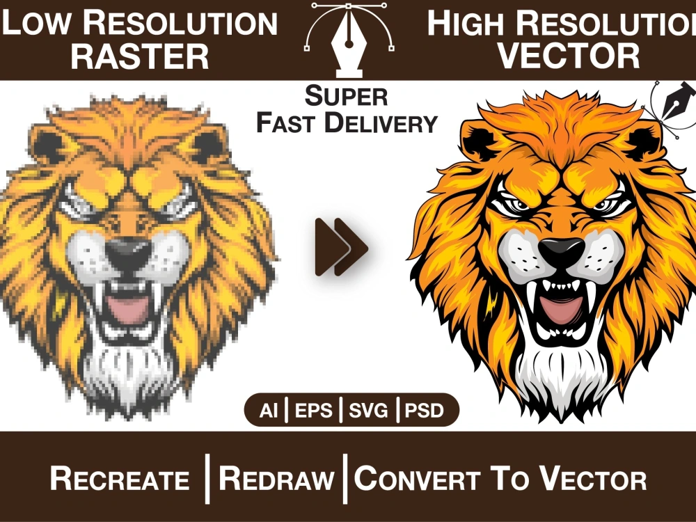 2 vector logos in high resolution ai, eps, png | Upwork