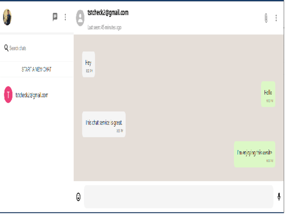 One to one chat system | Upwork