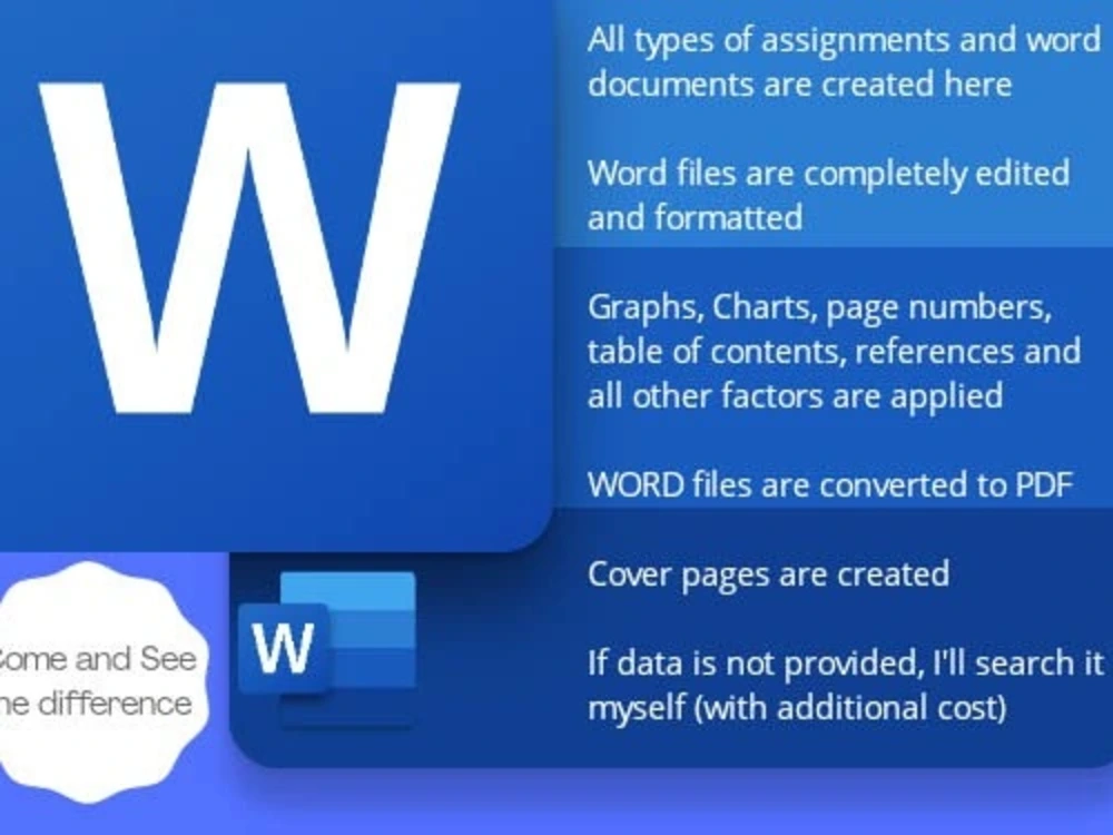 Format, design, edit microsoft ms word document and PDF | Upwork