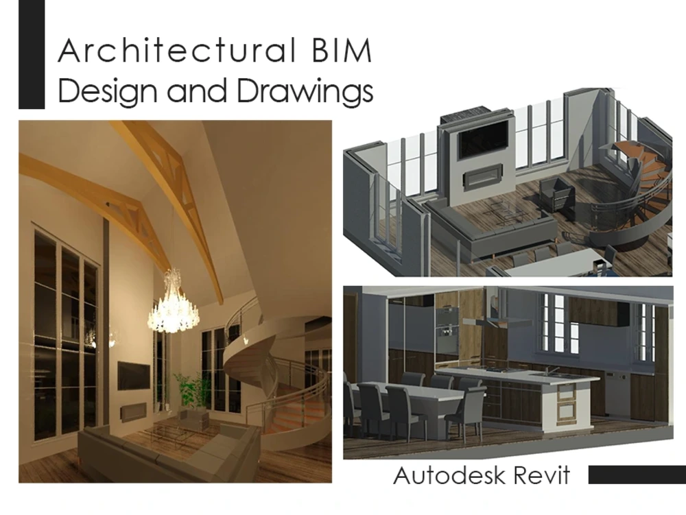A 2D/3D Architectural BIM Design and Drawings for your project | Upwork