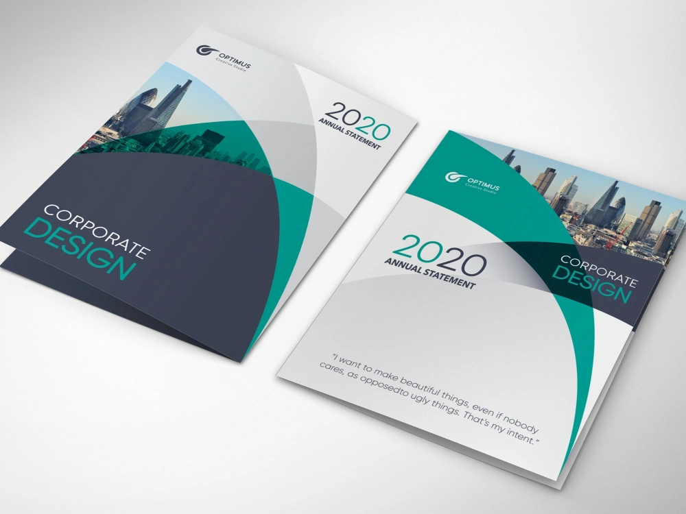 Modern Presentation Folder Design | Upwork