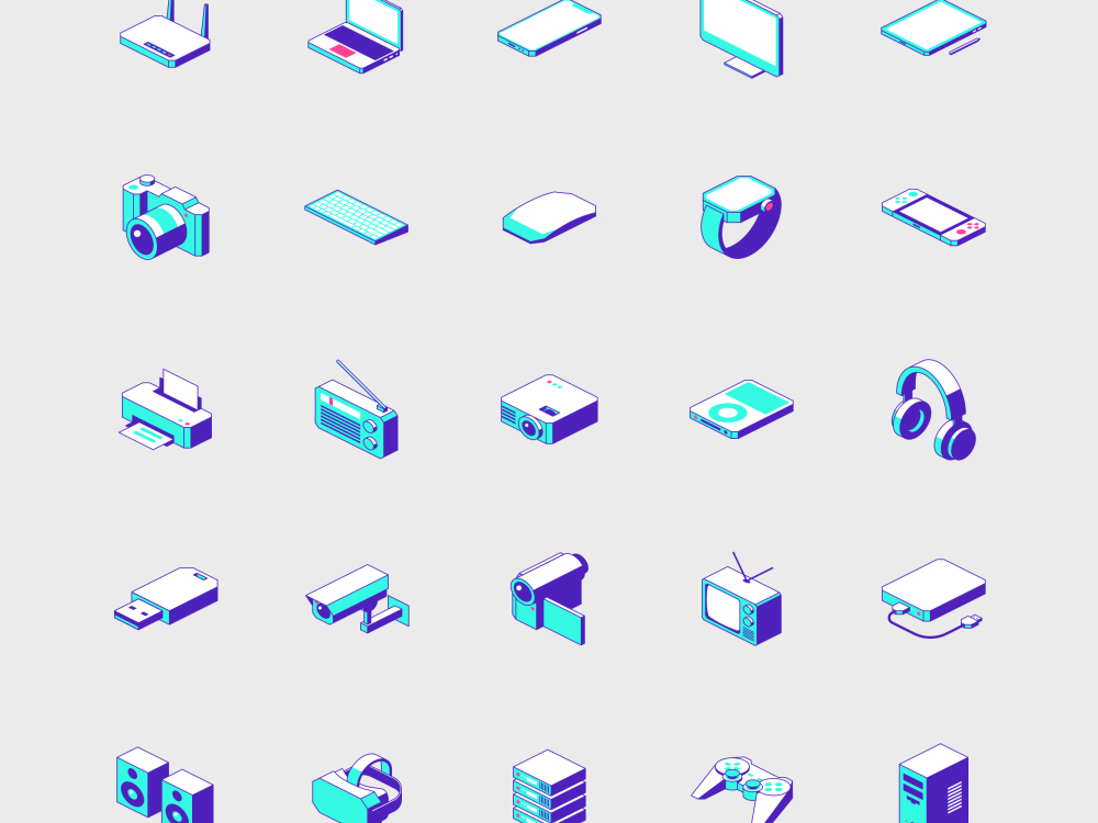 A set of custom icons professionally designed for your project | Upwork