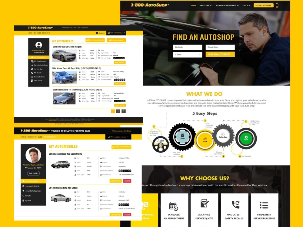 Creative website UI design in PSD | Upwork