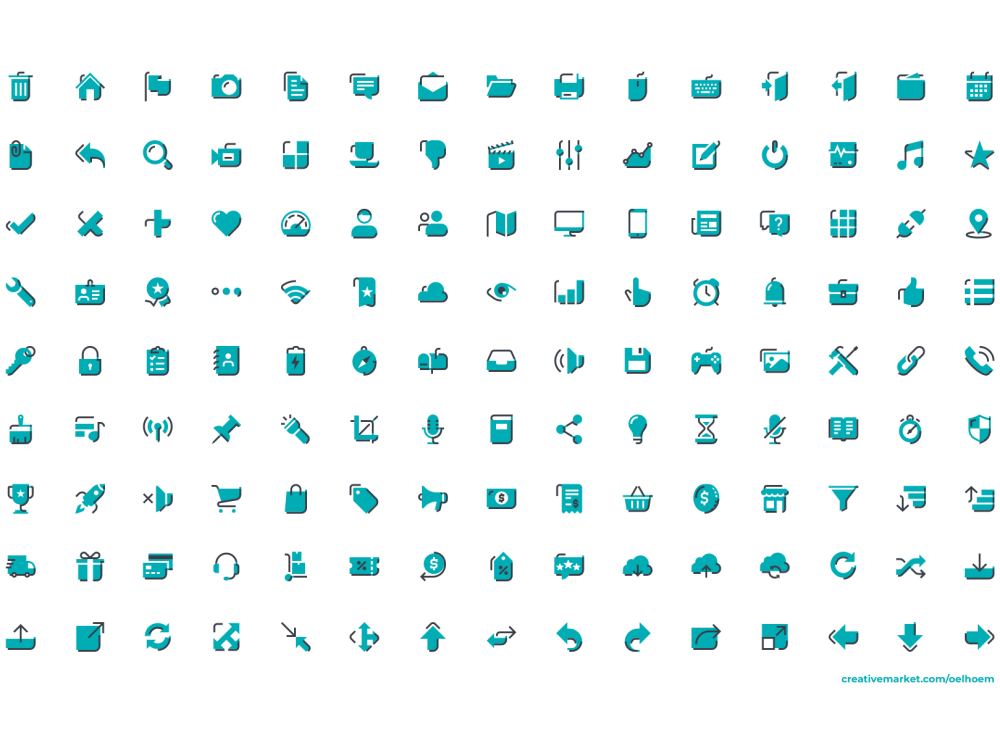 A set of custom icons professionally designed for your project | Upwork